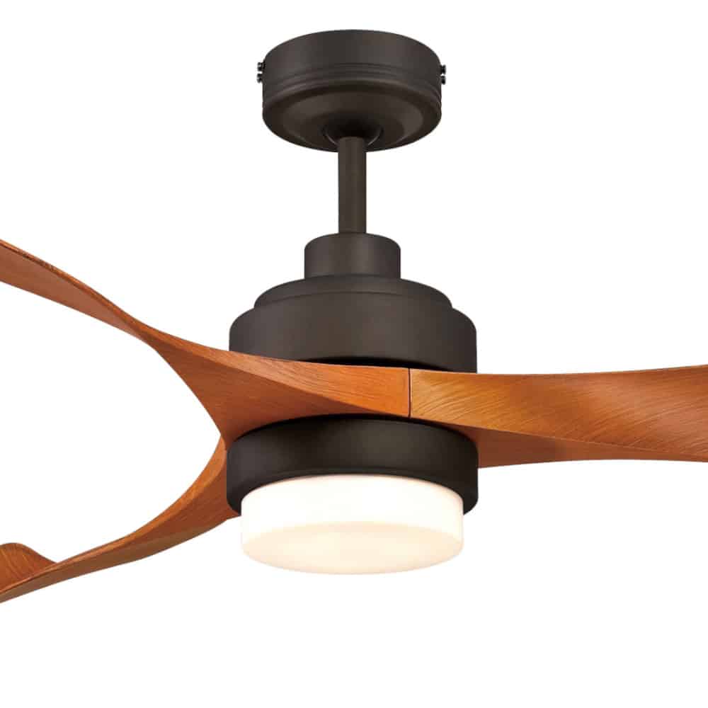Mercator Eagle V2 56" DC Ceiling Fan with LED Light. Oil Rubbed Bronze ...
