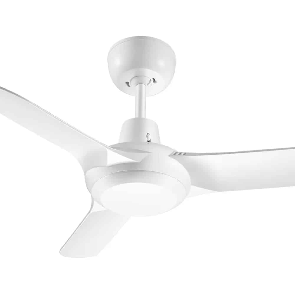 Ventair Spyda 91cm (36") AC Ceiling Fan with LED Light. White ...