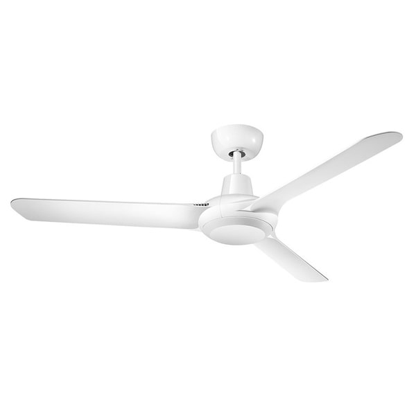 Ventair Spyda AC 50" Ceiling Fan with Wall Control. Satin White ...
