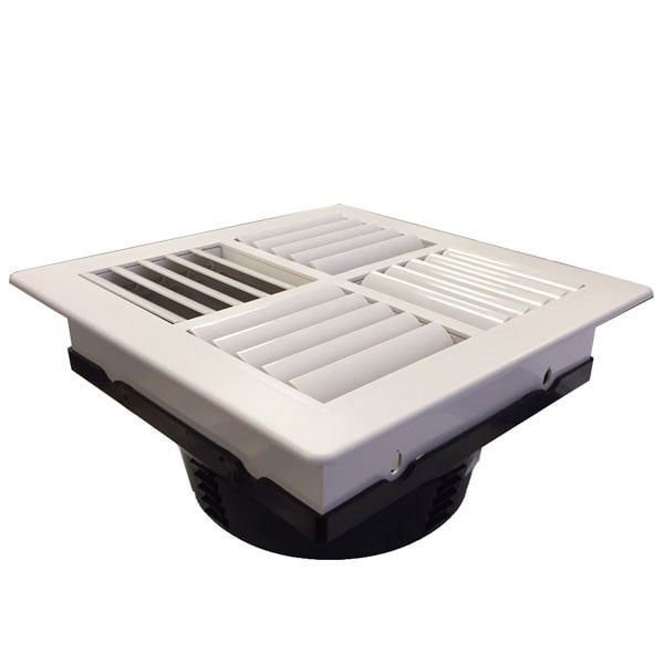 Air Conditioning Square Multi Directional Vent 300mm with 250mm Duct ...