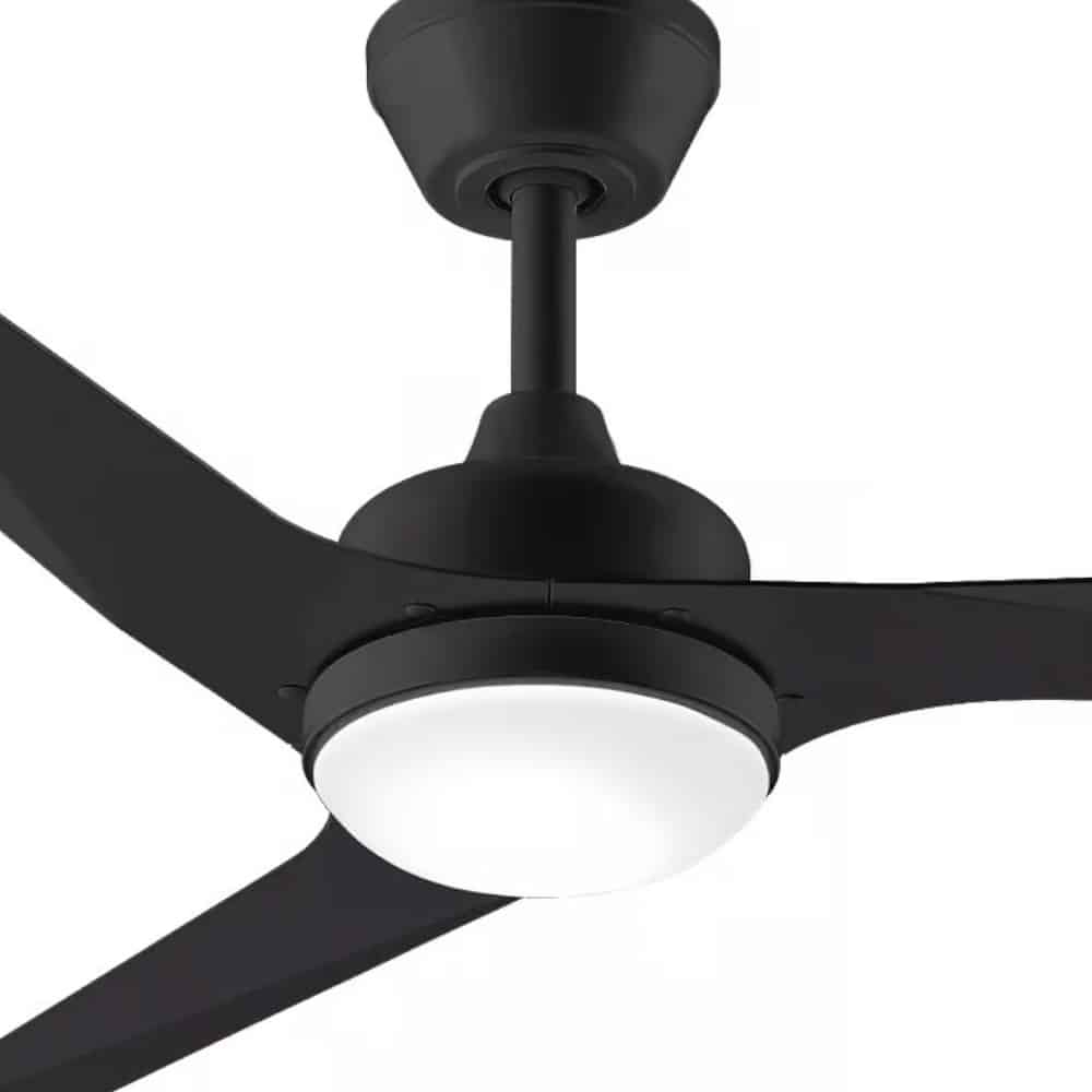 Three Sixty Modn-3 52" AC Ceiling Fan with LED Light. Black ...