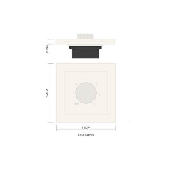 Fanco Infinity-ID DC Ceiling Fan with Wall Control - White 48 ...