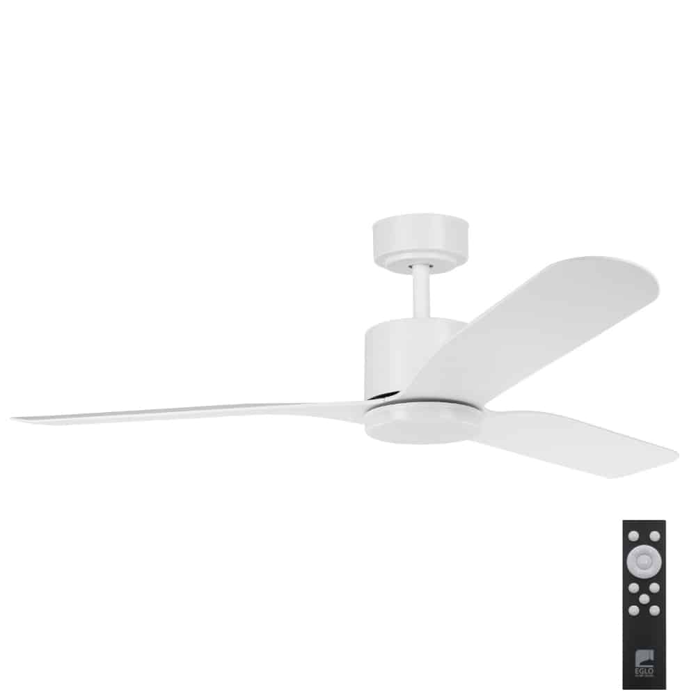 Eglo Iluka 132cm (52") DC Ceiling Fan with CCT LED Light. White ...