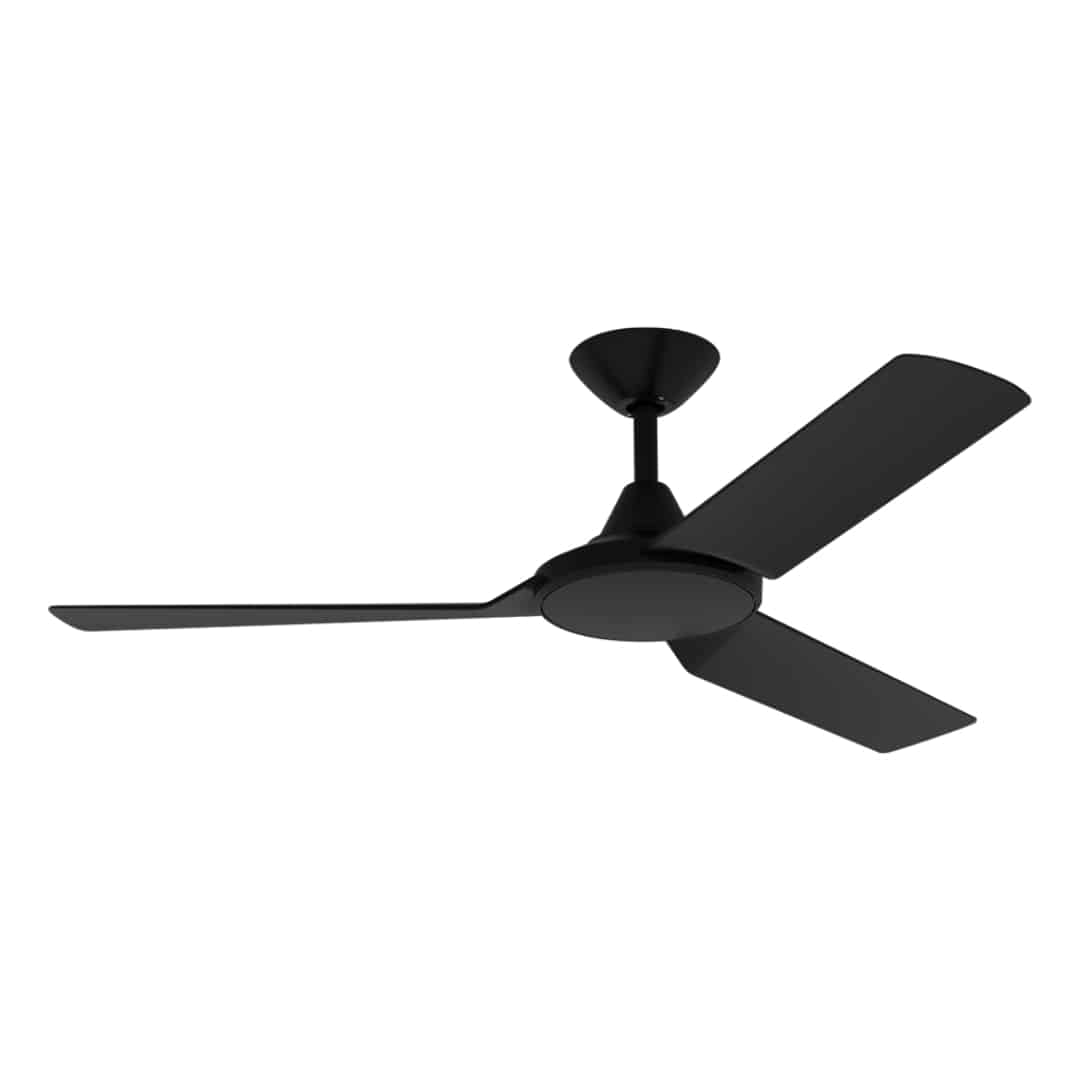 Domus Axis 122cm (48") DC Ceiling Fan. Black | Fansonline Australia