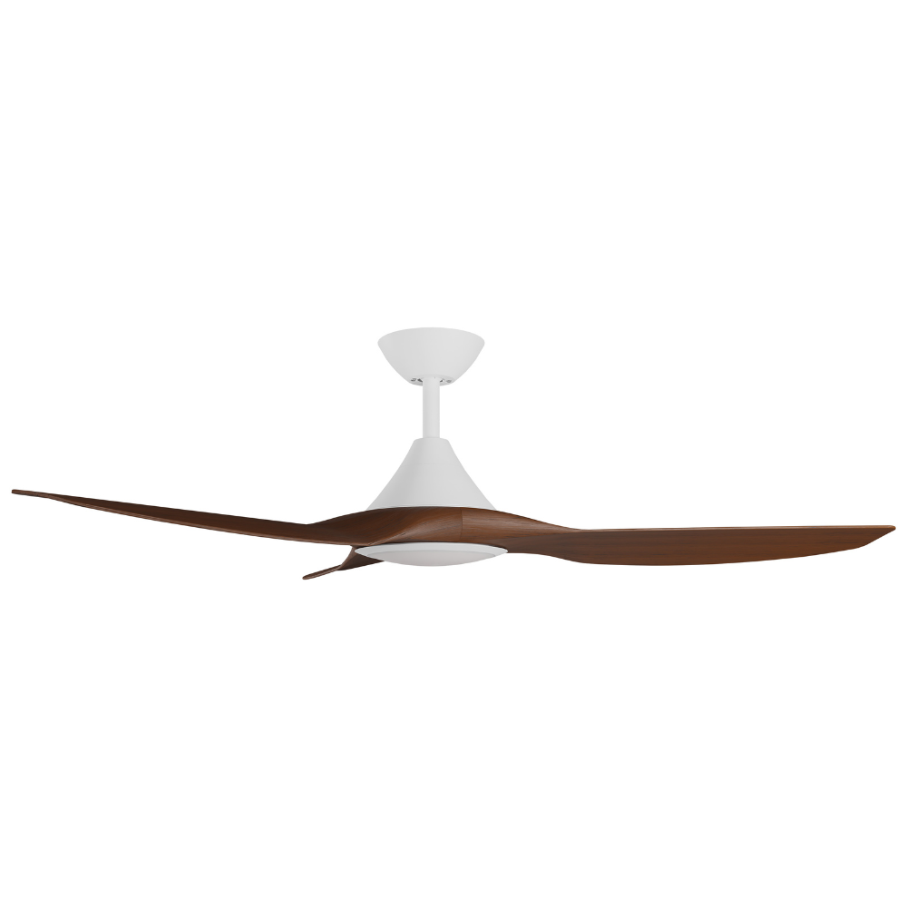 Calibo CloudFan SMART 48" DC Ceiling Fan with LED - White/Koa ...