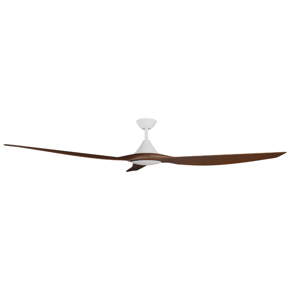 Calibo CloudFan SMART 52" DC Ceiling Fan with Light. White/Koa ...