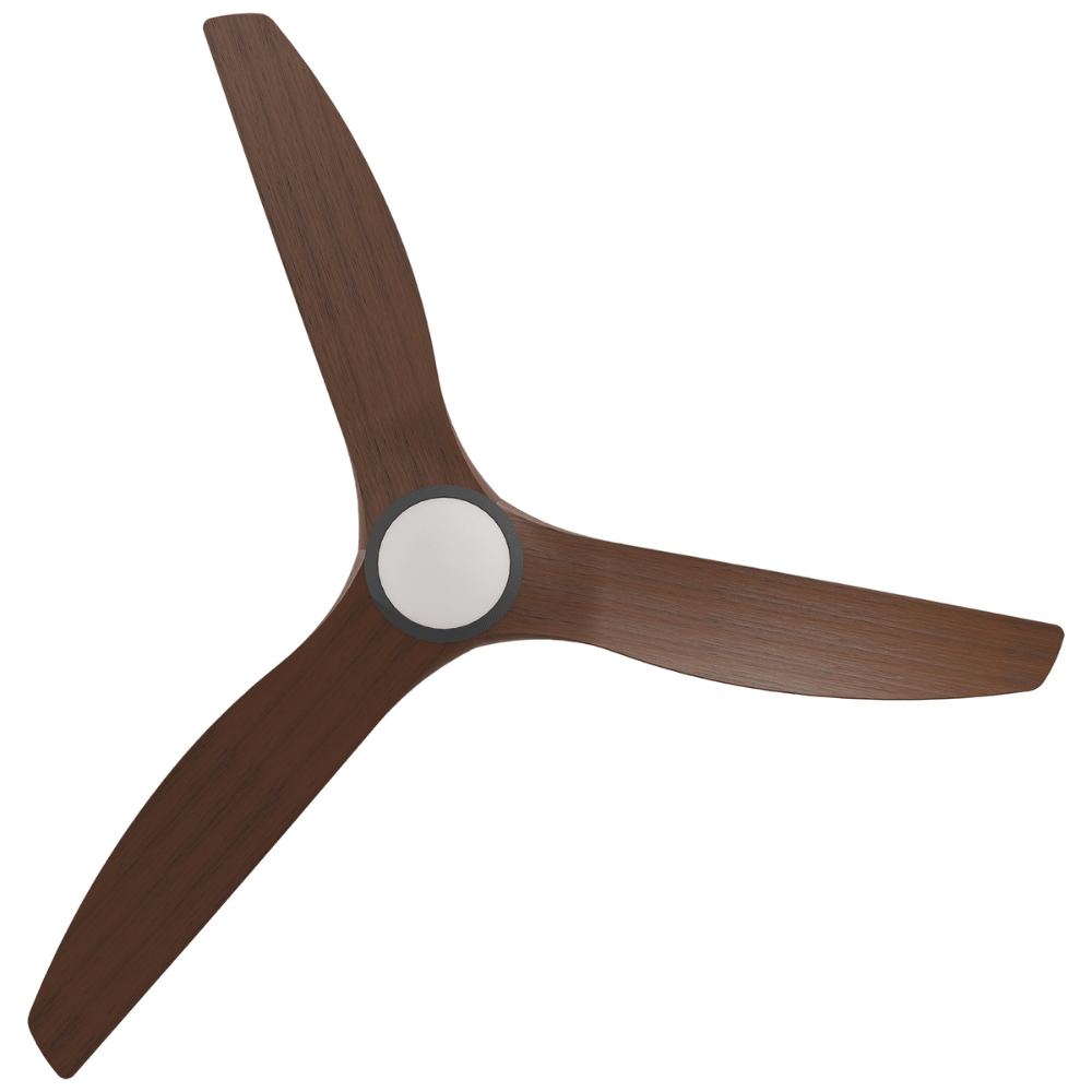 Calibo CloudFan SMART 52" DC Ceiling Fan with Light. Black/Koa ...