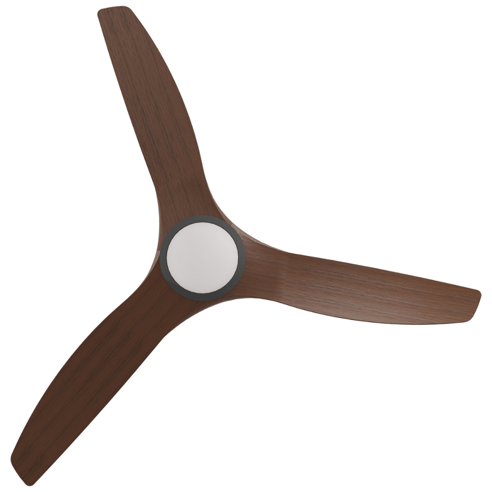 Calibo CloudFan SMART 60" DC Ceiling Fan with LED. Black/Koa ...